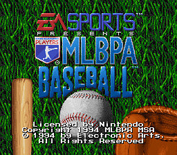 SNES | MLBPA Baseball