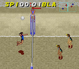 SNES | Dig & Spike Volleyball